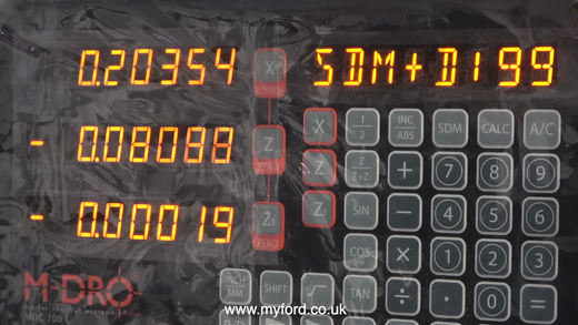 M-DRO kit featured in Myford YouTube video – Machine-DRO