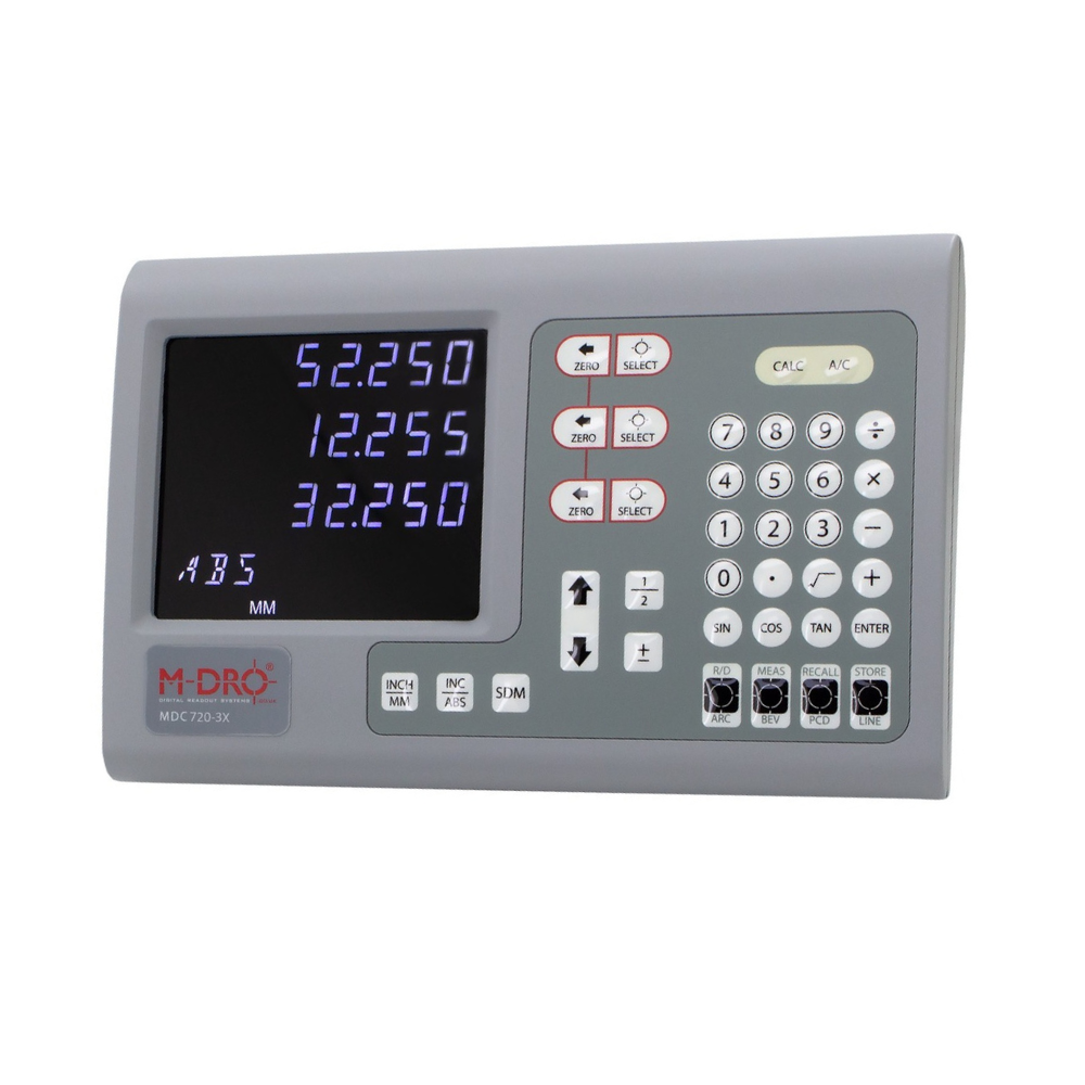 M-DRO 3-Axis Digital Readout Console for Milling & Lathe – Machine-DRO