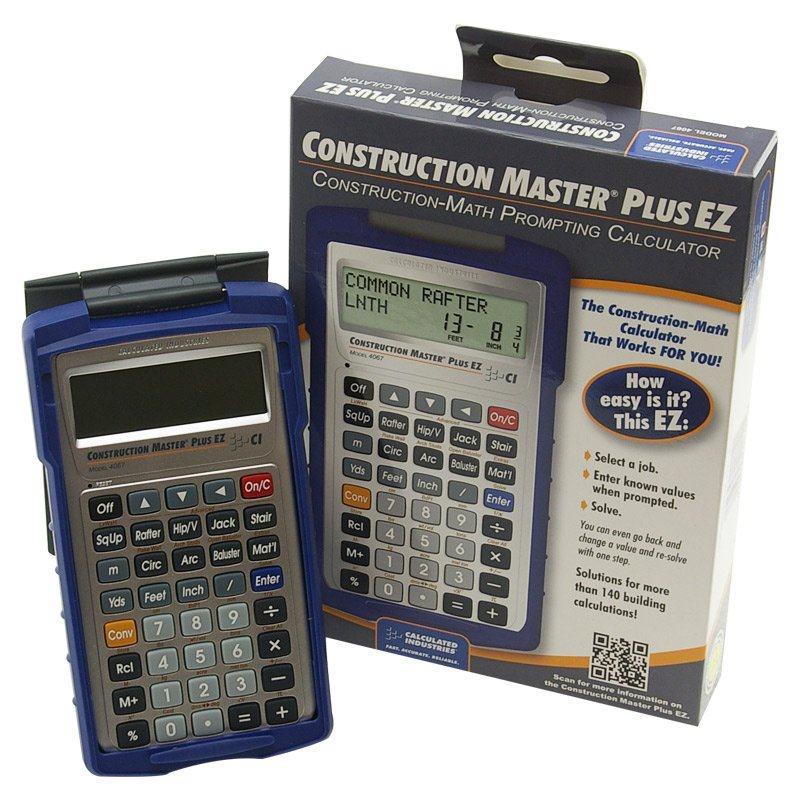 Calculated Industries 4067 Construction Master Plus EZ Calculator ...