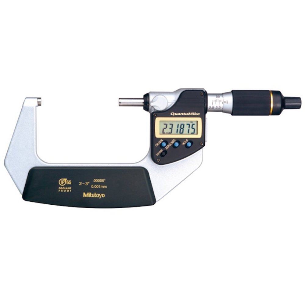 Mitutoyo Digital Micrometer QuantuMike IP65 Inch/Metric 50-75mm (2-3 ...