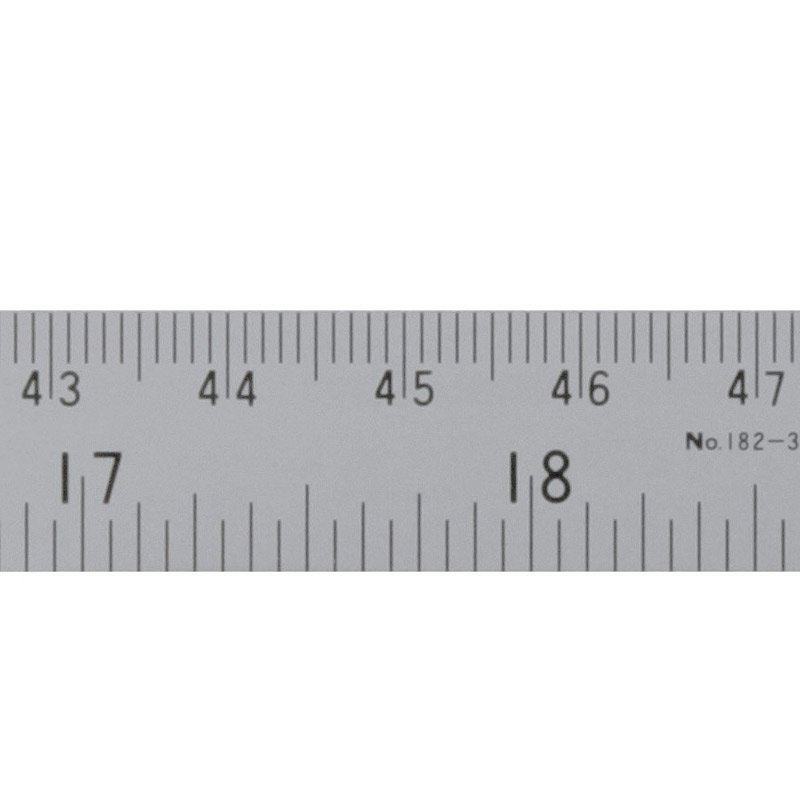 Mitutoyo Steel Rule Semi-Flexible Rule 1000mm/40" Metric/Inch 182-309 ...
