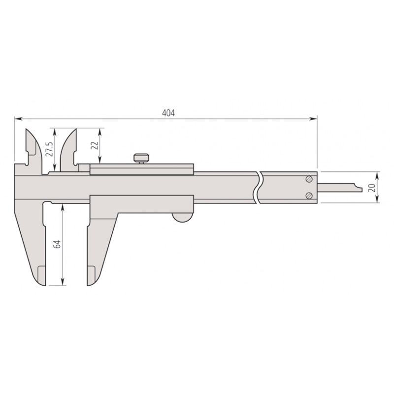 Mitutoyo 0-300mm Vernier Caliper 530-119 – Machine-DRO